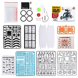 Lucky Doug 12-in-1 STEM Solar Robot Kit Toys Gifts for Kids 8 9 10 11 12 13 Years Old, Educational Building Science Experiment Set Birthday for Kids Boys Girls