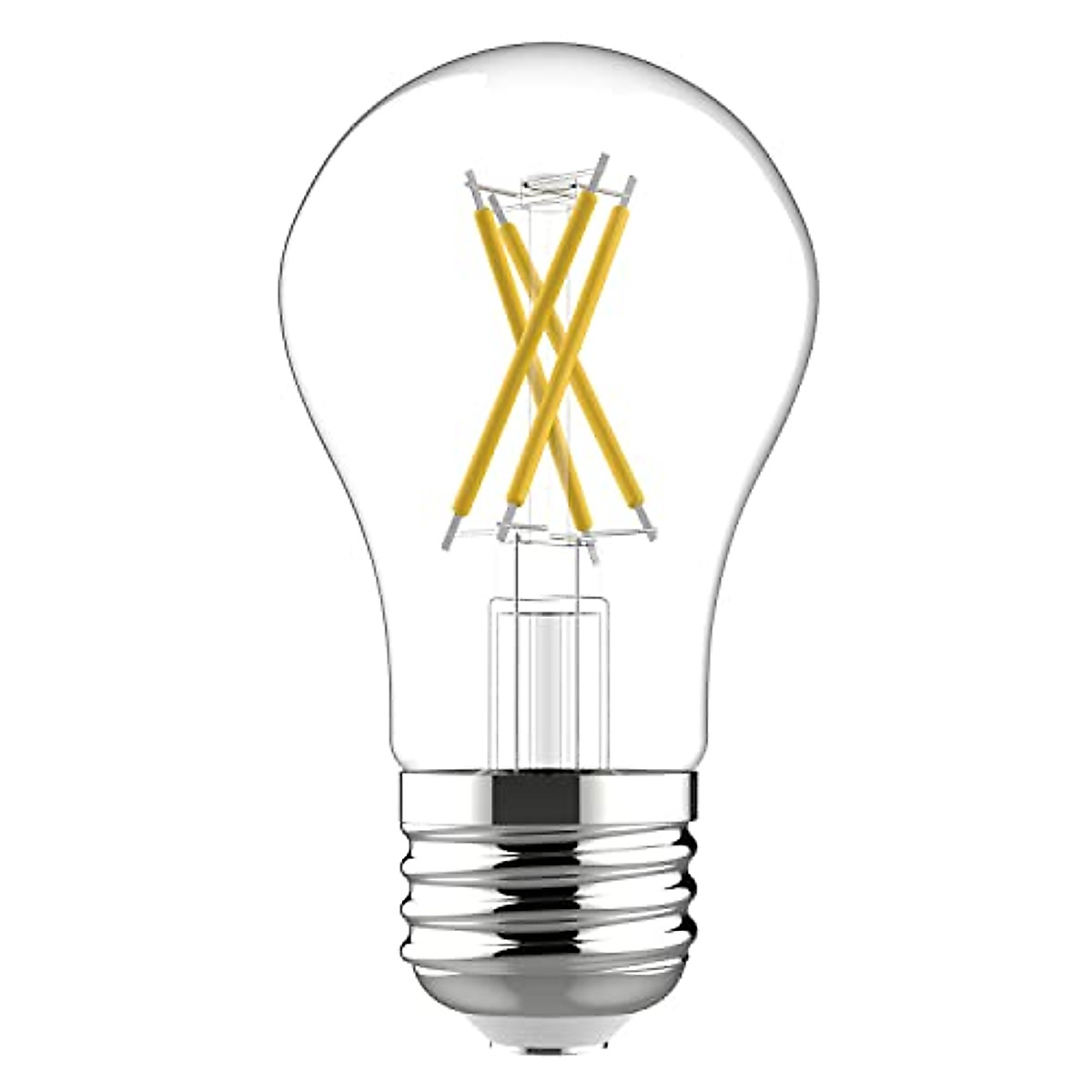 GE Refresh LED Light Bulbs, 60 Watt, Daylight, A15 Celling Fan Bulbs, Clear Finish (2 Pack)