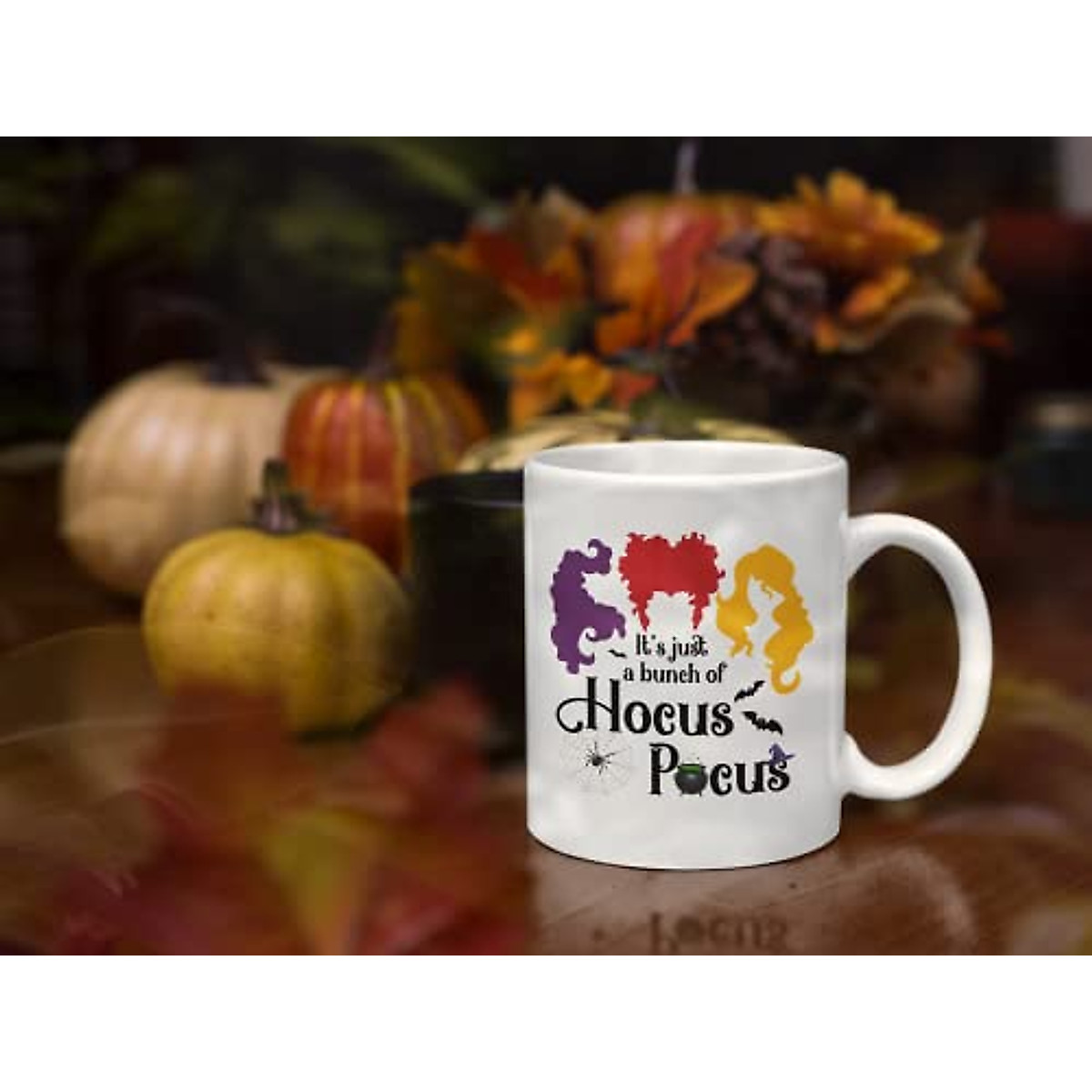 Vivulla68 Hocus Pocus Coffee Mug Hocus Pocus Mug, Hocus Pocus Decorations, Hocus Pocus Coffee Cup Halloween Mug, Hocus Pocus Gifts, Halloween Coffee Mug, Cauldron Mug, Sanderson Sisters Decor