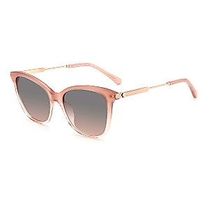 Kate Spade New York Women's Dalila/S Round Sunglasses, Pink/Gray Shaded Pink, 54mm, 17mm
