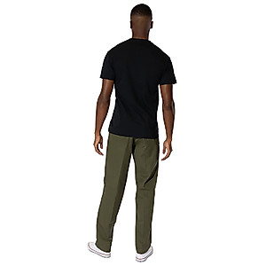 Emporia State University Official Large One Color Logo Short Sleeve Mens Cotton T-Shirt,Black, X-Large