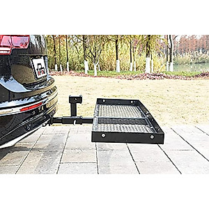 TOPTOW 64131 Dual Hitch Extension, 2 inch Towing Receivers, Extends Adjustable Length, 4,000lbs
