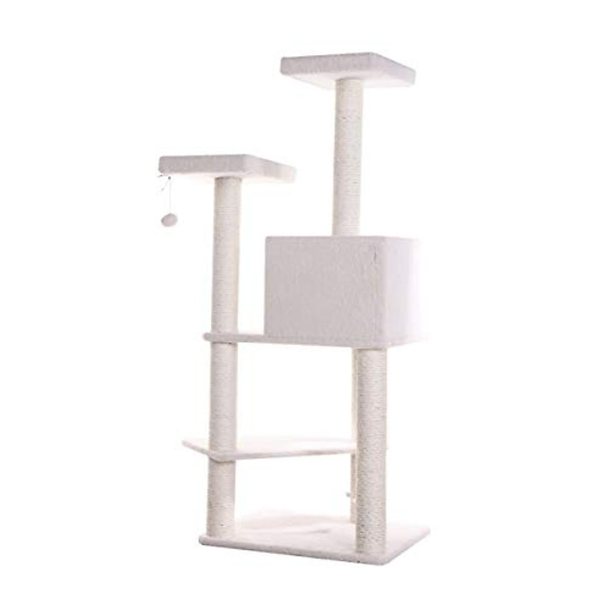Armarkat B5701 57-Inch Cat Tree, Ivory