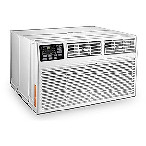 Whirlpool 14,000 BTU 230V Through-the-Wall Air Conditioner and Heater with Remote Control, Digital Display, and 24H Timer