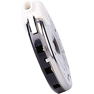 Jiayouy F- F Pitch Pipe Tuning-Devices Chromatic 13 Tone Pitch Pipe Tuner for Violin Ukulele Guitar Mandolin Banjo Bass Chrome-Plated