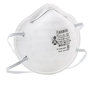 3M Personal Protective Equipment 50051131070238 8200 N95 Disposable Particulate Respirator, 20/Dispenser (Pack of 20)