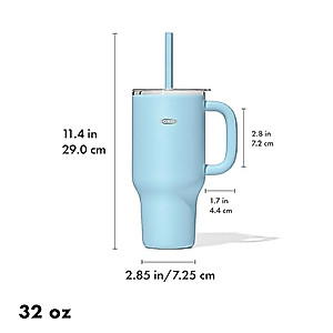 OXO Strive XL Tumbler with Handle – 32 oz. – Blue Topaz