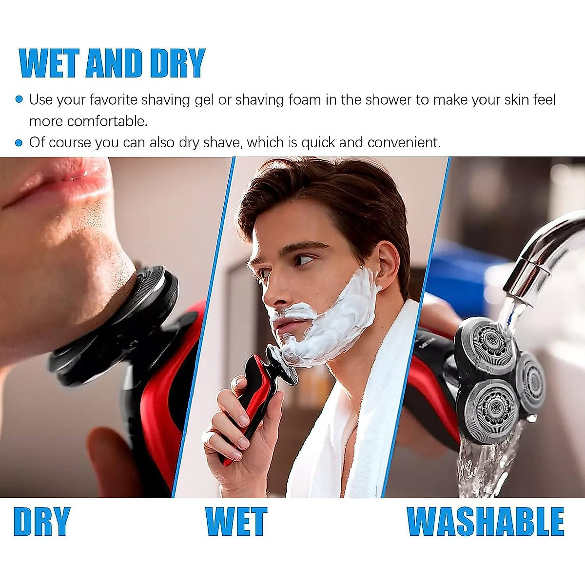 Sh90 Replacement Heads compatible with Philips Norelco Series 9000 Replacement Blades for Electric Shaver Series 9000(S9xxx) Series 8000(S8xxx) Shaving Heads,Upgrade SH90 Replacement Heads,SH90/72