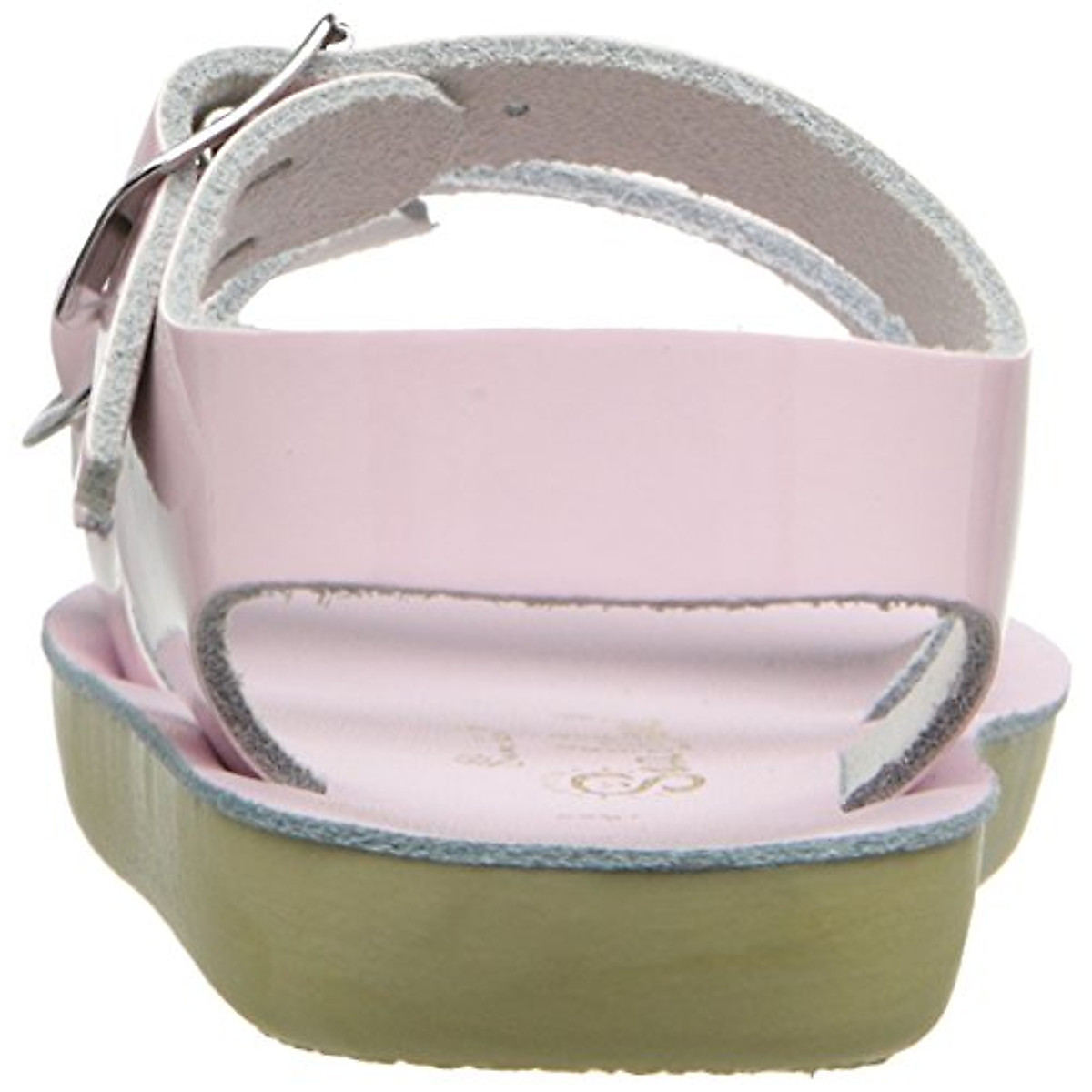 Salt Water Sandals by Hoy Shoe Kids' Sun-San Sea Wee Flat Sandal, shiny pink, 3 M US Infant