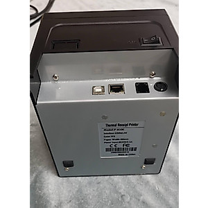 Pbm P-833E Thermal Receipt Printer, Ethernet, Cashdrawer Port,USB, 3-in-1 Printer, AUTO Cut, Supports ESC/POS Star Commands, Compatible with EPSON Star Micronics