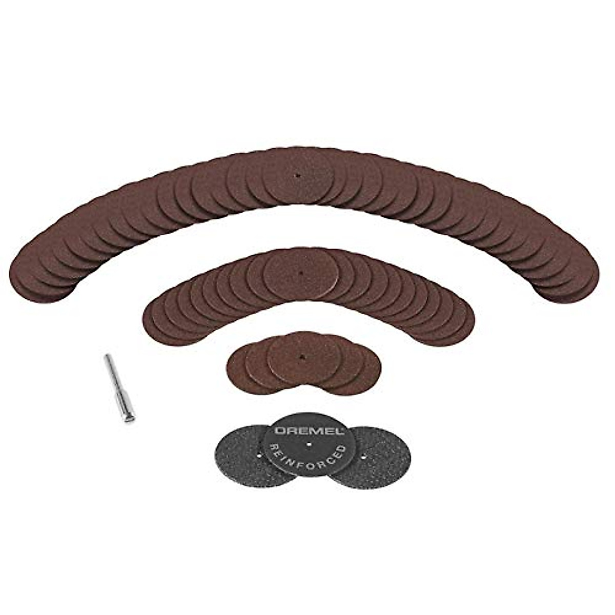 Dremel 688-01 69-Piece Rotary Tool Accessory Cutting Disc Kit, Black