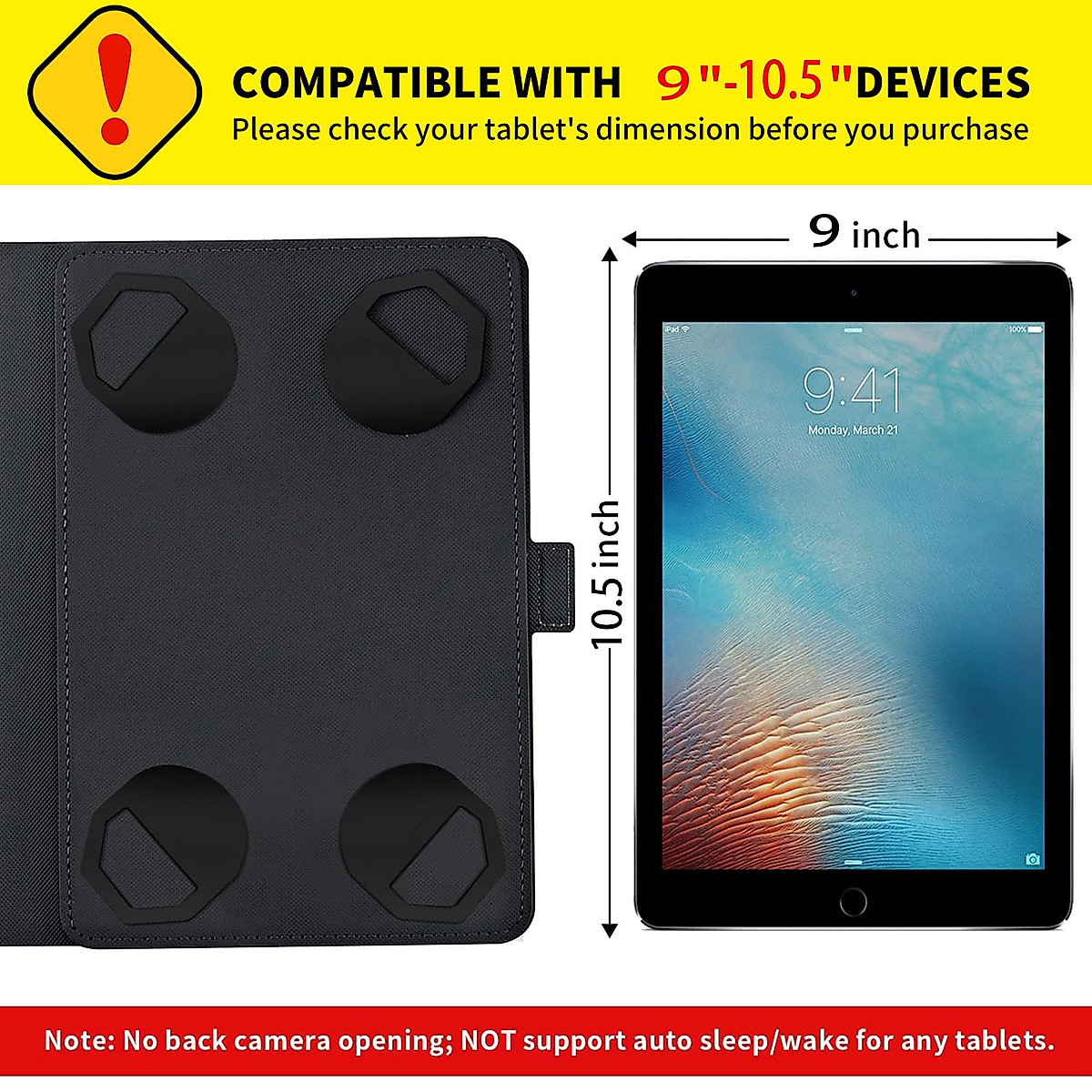 Case for TCL Tab 10 5G 10.1" Tablet (Model: 9183W) 2022 Release/for TCL TAB 10s 10.1"（2021,360 Degree Rotating Stand and Magnetic Closure Case for TCL TAB10 5G/TCL TAB 10s,Cute Forest Mushroom