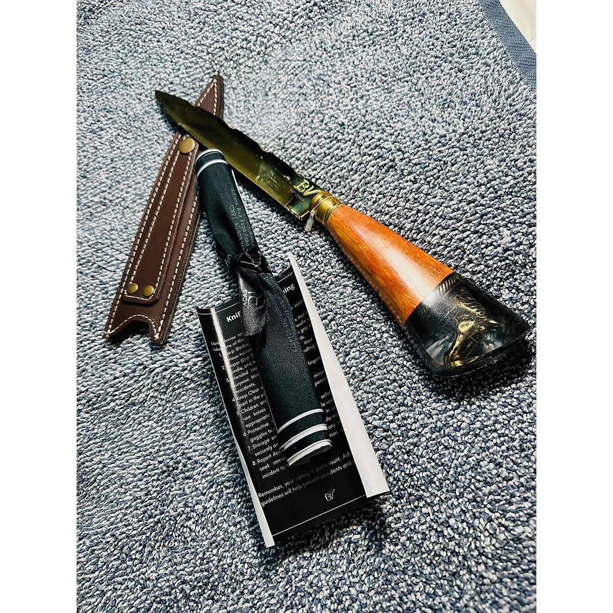 Golden Knife - Horse Style - Made in Brazil