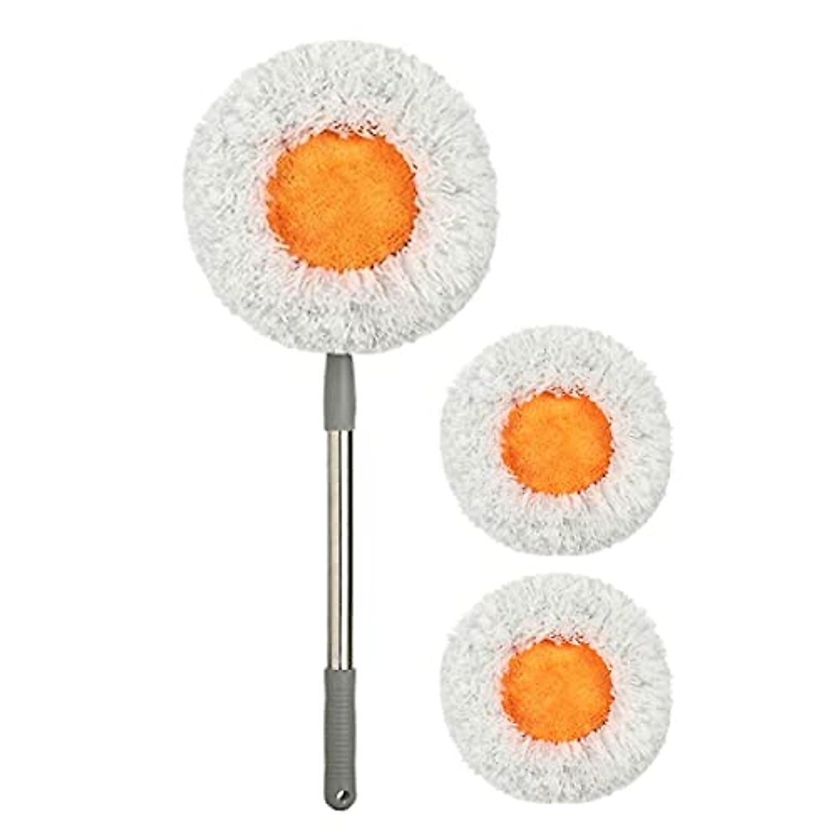 Mops for Floor Cleaning, Cleaning Mop 360 Degree Rotatable Adjustable Microfiber Extendable Wall Cleaning Mop with Long Handle Wall Mop Cleaner for Floor Ceiling Window Wall