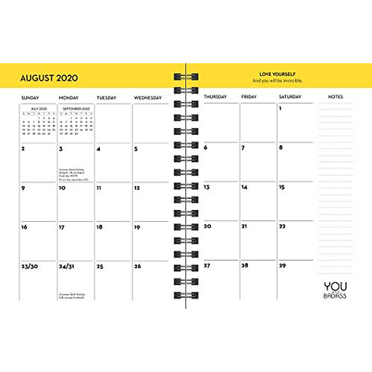 You Are a Badass 17-Month 2020-2021 Monthly/Weekly Planning Calendar: Deluxe Organizer (August 2020-December 2021)