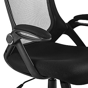 Modway Assert Mesh Adjustable Swivel Computer Desk Office Chair In Black
