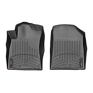WeatherTech Custom Fit FloorLiners for Hyundai Ioniq Plug-in Hybrid, Ioniq Electric, Ioniq Hybrid - 1st Row (4411151), Black