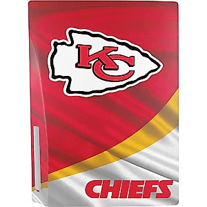 Skinit Decal Gaming Skin Compatible with PS5 Bundle - Officially Licensed NFL Kansas City Chiefs Design