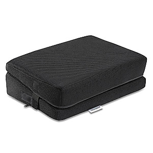 InteVision 4-in-1 Footrest for Added Height - Premium Foam Foot Cushion Works Great for Under Desk or bar - Will not Slide on Any Surface