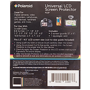Polaroid Universal LCD Screen Protector - The Easy Way To Protect Your Display