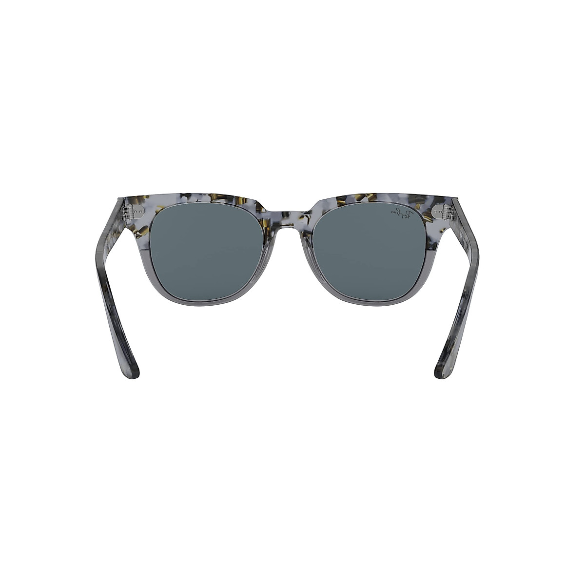 Ray-Ban Rb2168 Meteor Square Sunglasses, Gradient Havana Grey/Blue, 50 mm