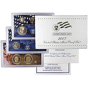 2007 Clad Proof Set U.S. Mint Original Government Packaging OGP Collectible