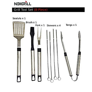 Nexgrill 1-Burner Portable Propane Gas Table Top Grill in Black