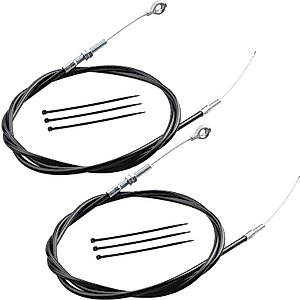 MRELC Universal Throttle Cable Compatible with Manco Go Kart 8252-1390 Go Cart，wire 71" With 63" Casing，Two sets of throttle cable for karting