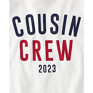 The Children's Place Kids 2 Piece Family Matching, Christmas Pajama Sets, Fleece, Cousin Crew, Large