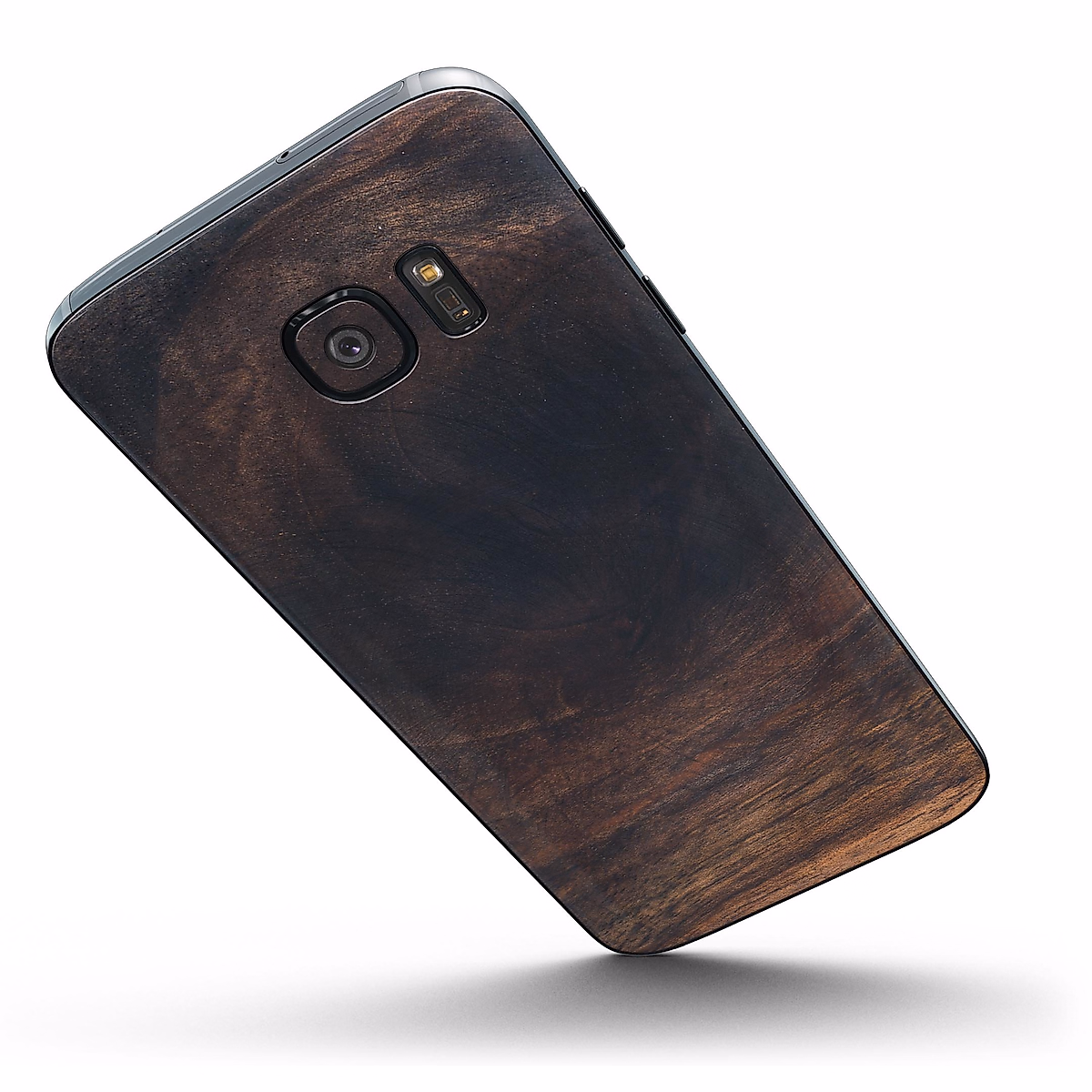 Design Skinz Design Skinz Knotted Rich Wood Plank Full-Body Wrap Decal Skin-Kit for The Galaxy S9 Plus