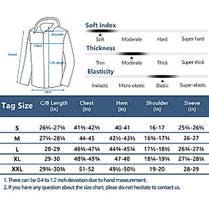 Little Donkey Andy Men's Lightweight Hooded Softshell Jacket for Running Travel Hiking, Windproof, Water Repellent Black Size L