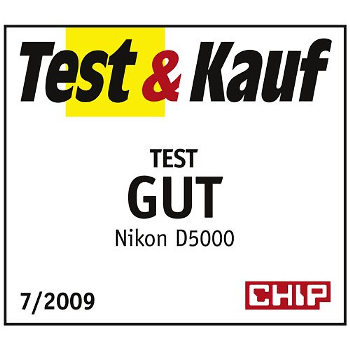 Nikon D5000 Appareil photo numérique Reflex 12.3 Kit Objectif AF-S DX VR 18-55 mm Noir