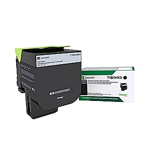 Lexmark 71b1hk0 Unison High-Yield Toner, 6,000 Page-Yield, Black