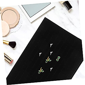 Alipis jewelry sponge pad drawer jewelry organizer tray 120 slots jewelry insert earring foam insert ring holder display tray travel jewelry ring tray for jewelry display mat bracelet