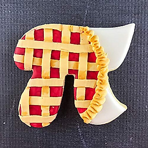 Pi Symbol Cookie Cutter 3.75" Made in USA by Ann Clark