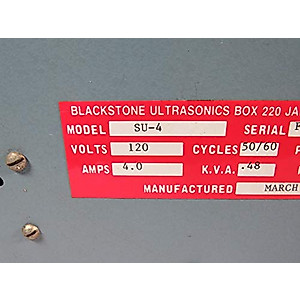 Blackstone SU-4 Ultrasonic Box .48KVA 120V 4A