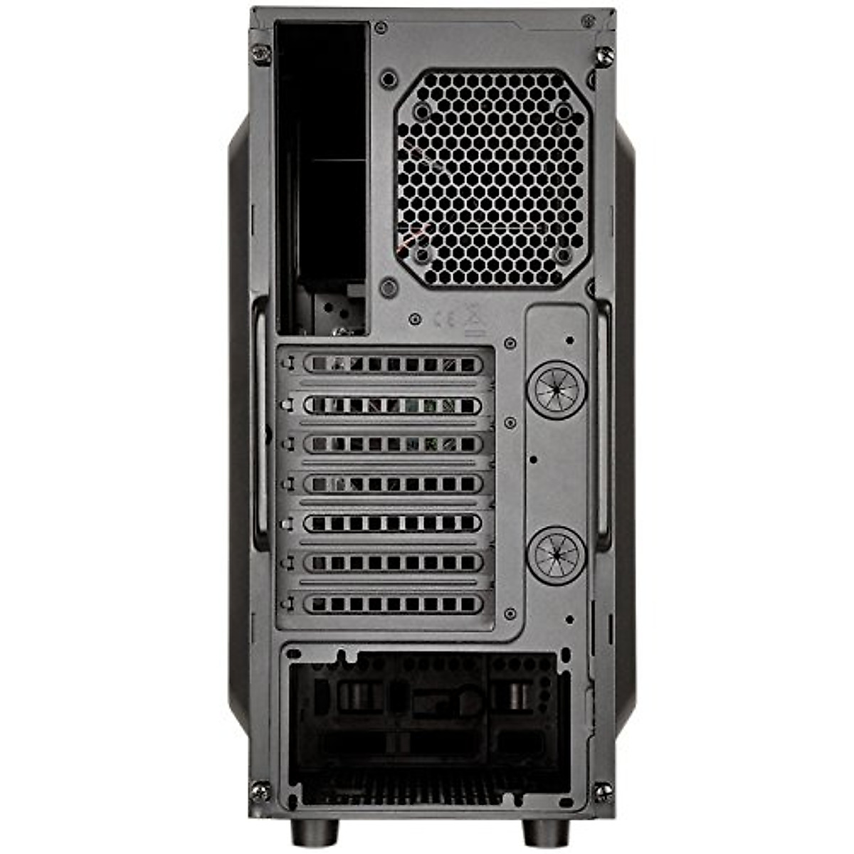 SilverStone Technology PS11 ATX, Micro-ATX Mid Tower Computer Case with Side Window Panel, SST-PS11B-W