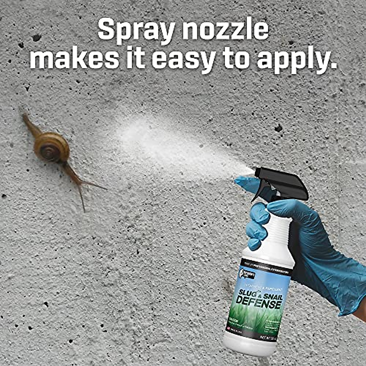 Exterminators Choice Slug and Snail Spray | 1 Gallon | Repels Most Common Types of Slugs and Snails | Natural, Non-Toxic Formula | Quick, Easy Pest Control | Safe Around Kids & Pets