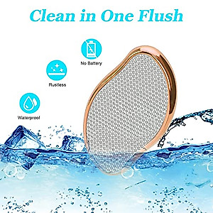 AirOpen Callus Remover for Feet, Safe and Durable Nano Glass Foot File with Storage Bag, Professional Foot Care for Dead Skins, Foot Calluses, Foot Corns and Foot Cuticles (Gold)