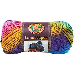 Lion Brand Yarn Landscapes Yarn, Multicolor Yarn for Knitting, Crocheting Yarn, 1-Pack, Boardwalk