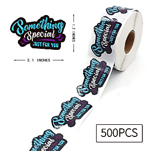 Littlefa 1.5” Something Special Just for You Stickers,Thank You Stickers,Handmade Stickers,Small Business Stickers, Envelopes Stickers, Gift Bags Packaging 500 PCS