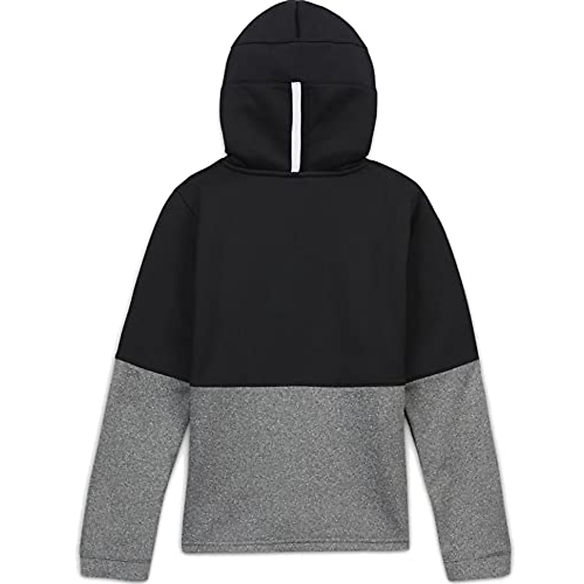 Boy's Therma Elite Pullover Hoodie (Large, Black/Carbon Heather/White)