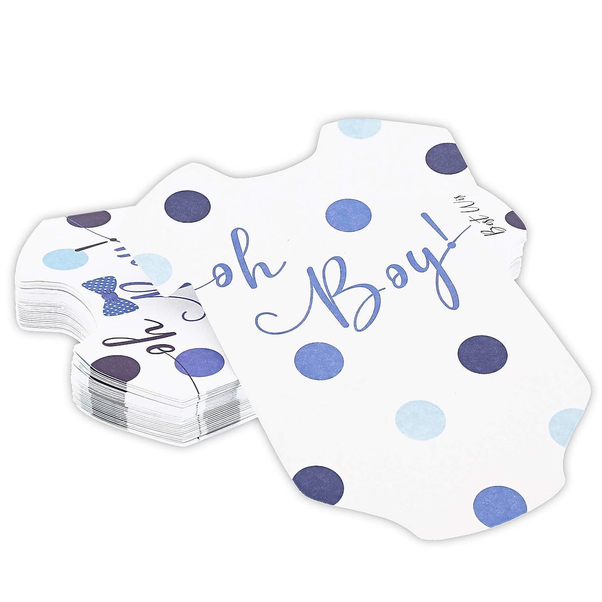 Sparkle and Bash Baby Shower Predictions and Advice Cards, (5 x 7 In, 50-Pack)