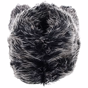 FEETMOJI Mens Slippers, Monster Claw Plush Slipper Full-Body, Solid Grey, Medium (Mens Size 7-9 / Womens Size 9-11)