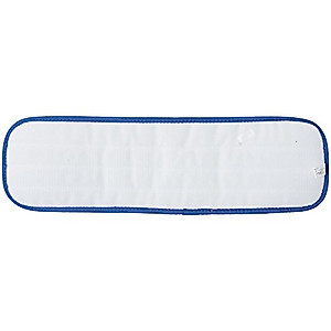 HUBERT Microfiber Wet Mop Head Blue - 18"L x 5"W Set of 3