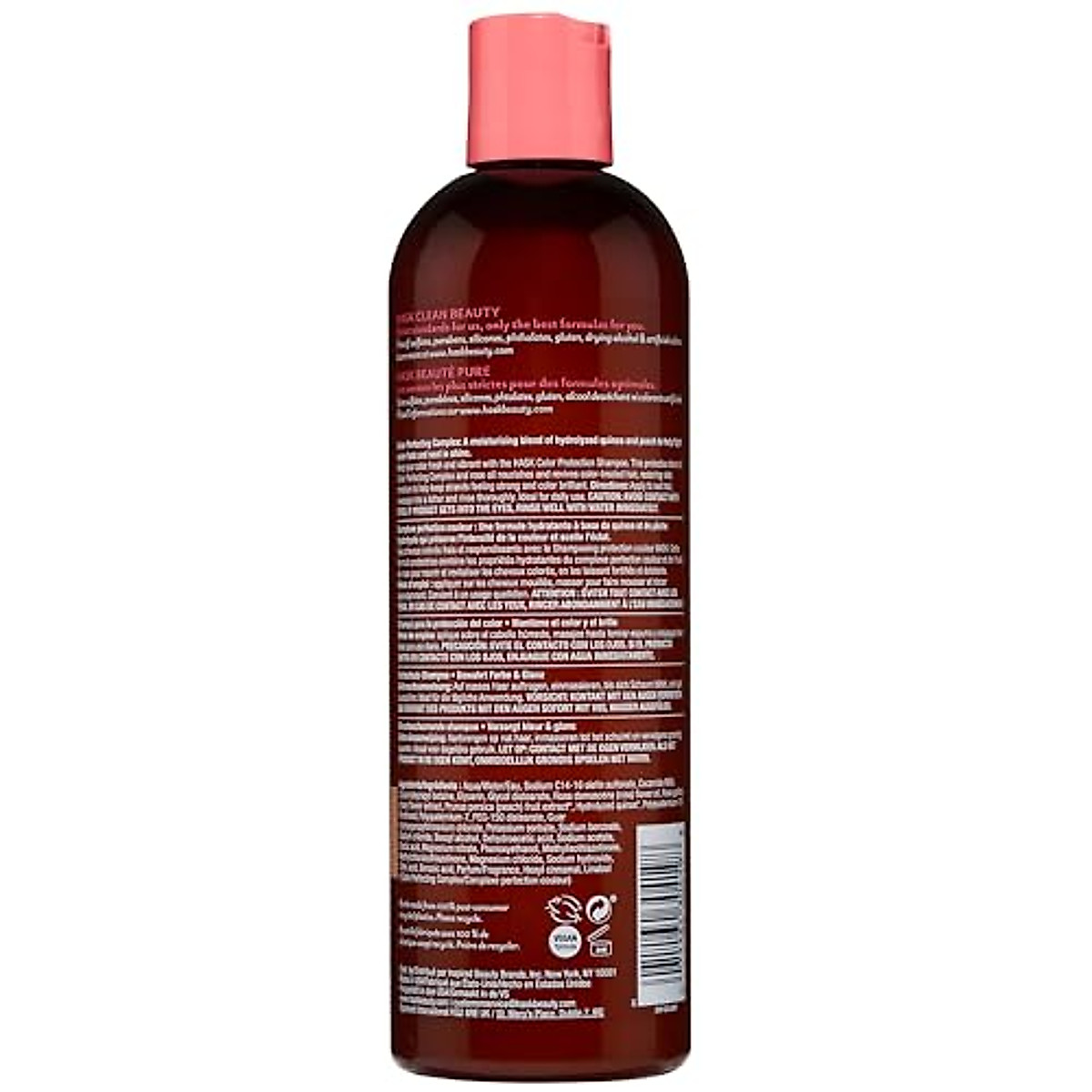 HASK COLOR CARE Shampoo + Conditioner Set for Colored Hair, Vegan, Color Safe, Gluten-Free, Sulfate-Free, Paraben-Free, Cruelty-Free - 1 Shampoo and 1 Conditioner