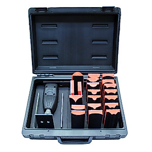 Karebac 99515 Pneumatic Line Profile Sander 21 Pieces With 14 Profile Shape Blocks And Hardshell Carrying Case, 2-3/8" x 4-7/8"