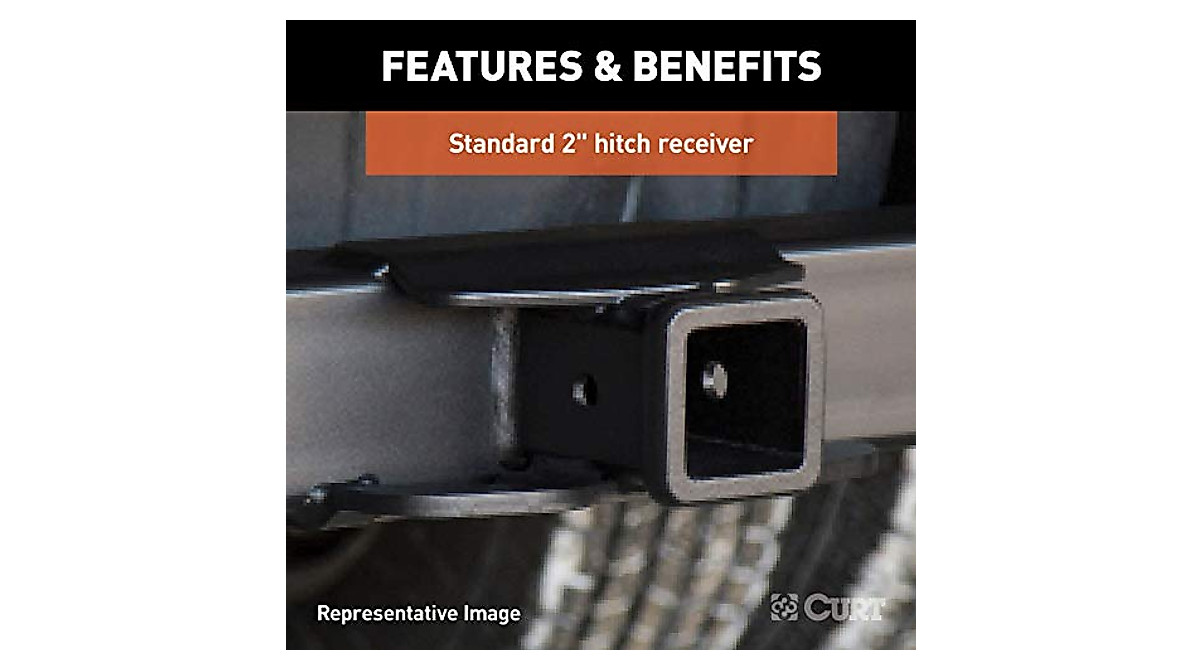 CURT Class 5 Weld-On Hitch - Heavy Duty 2-Inch Receiver | Large Trucks