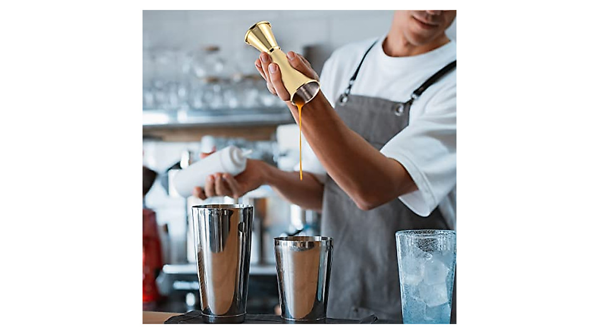 Eligara Japanese Jigger - Precise Gold Cocktail Measuring Jigger