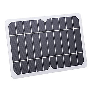 Solar Panel Charger, 5V Solar Charging Panel Environmental Protection high Conversion Rate for Camping